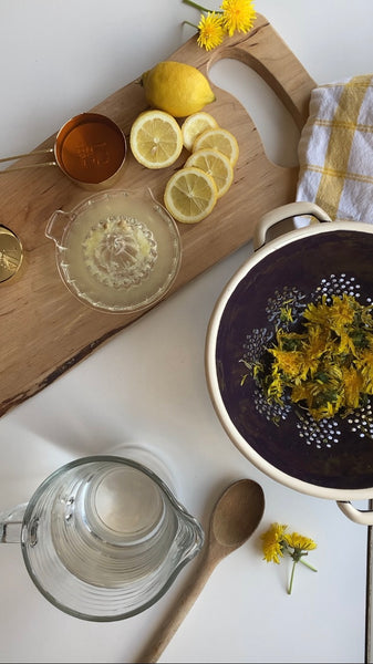 Homemade Dandelion Lemonade. – The Den Kit Co.